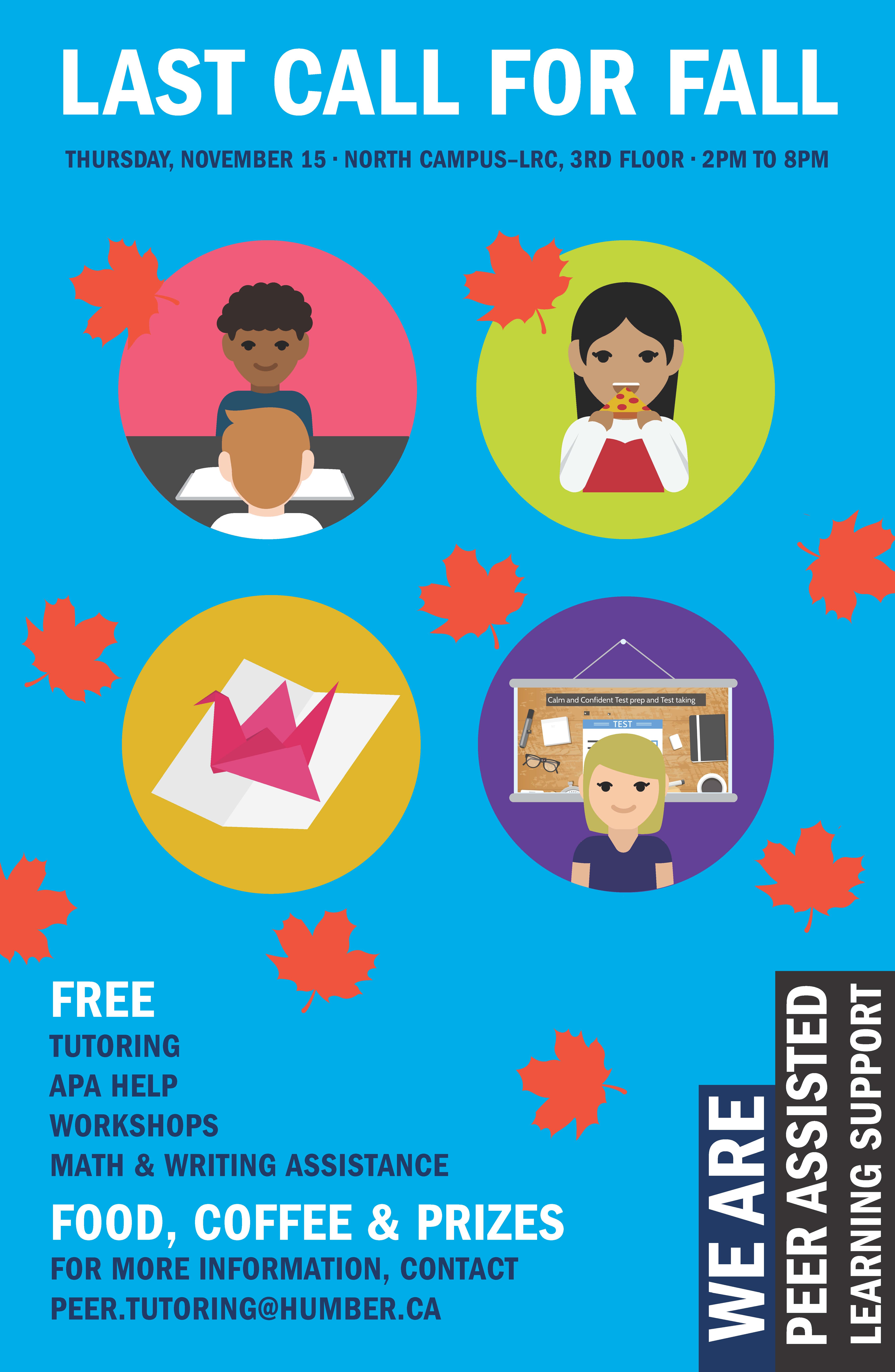Last Call for Fall | Student Learning Services