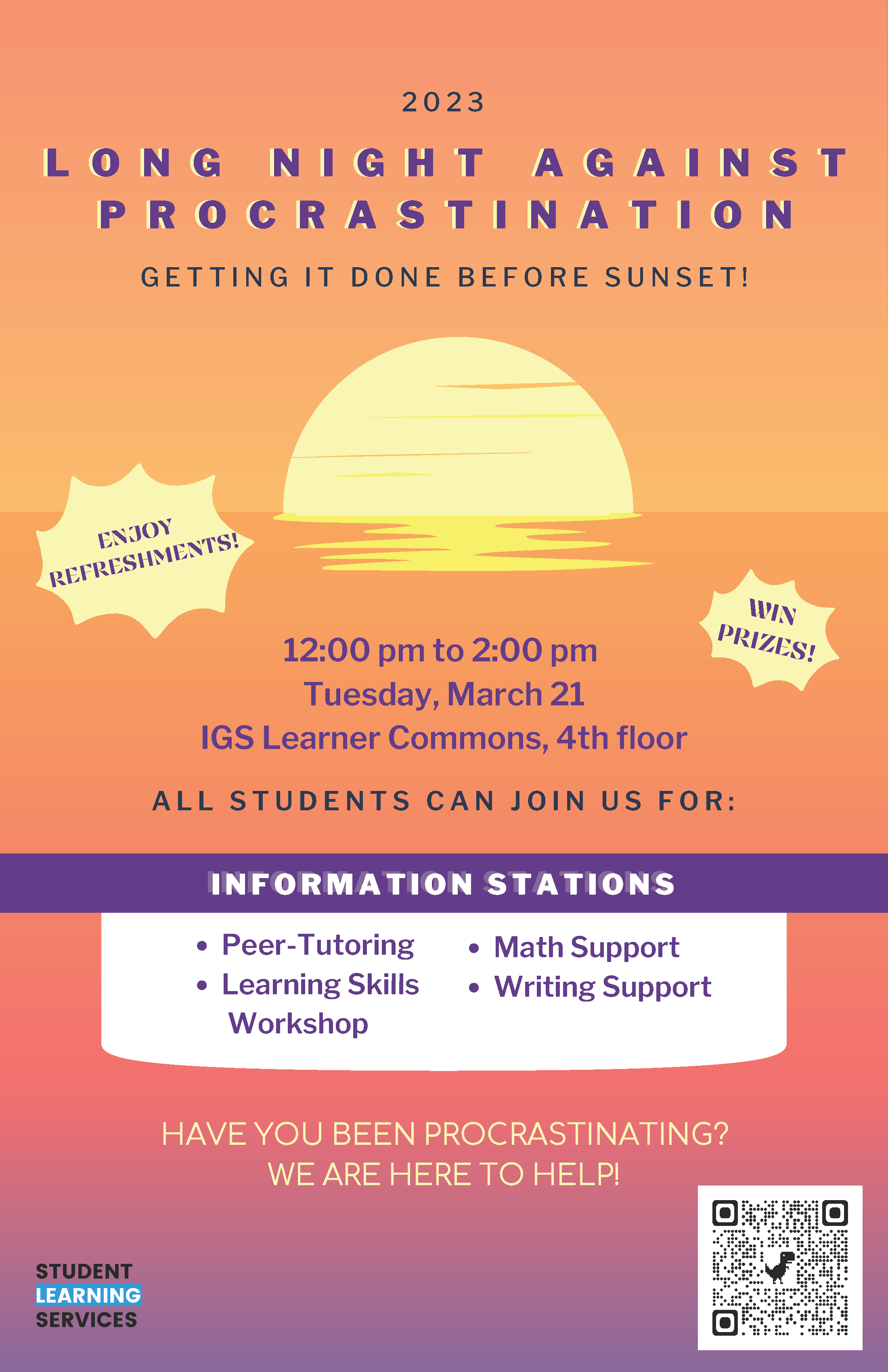 Upcoming Workshops | Student Learning Services