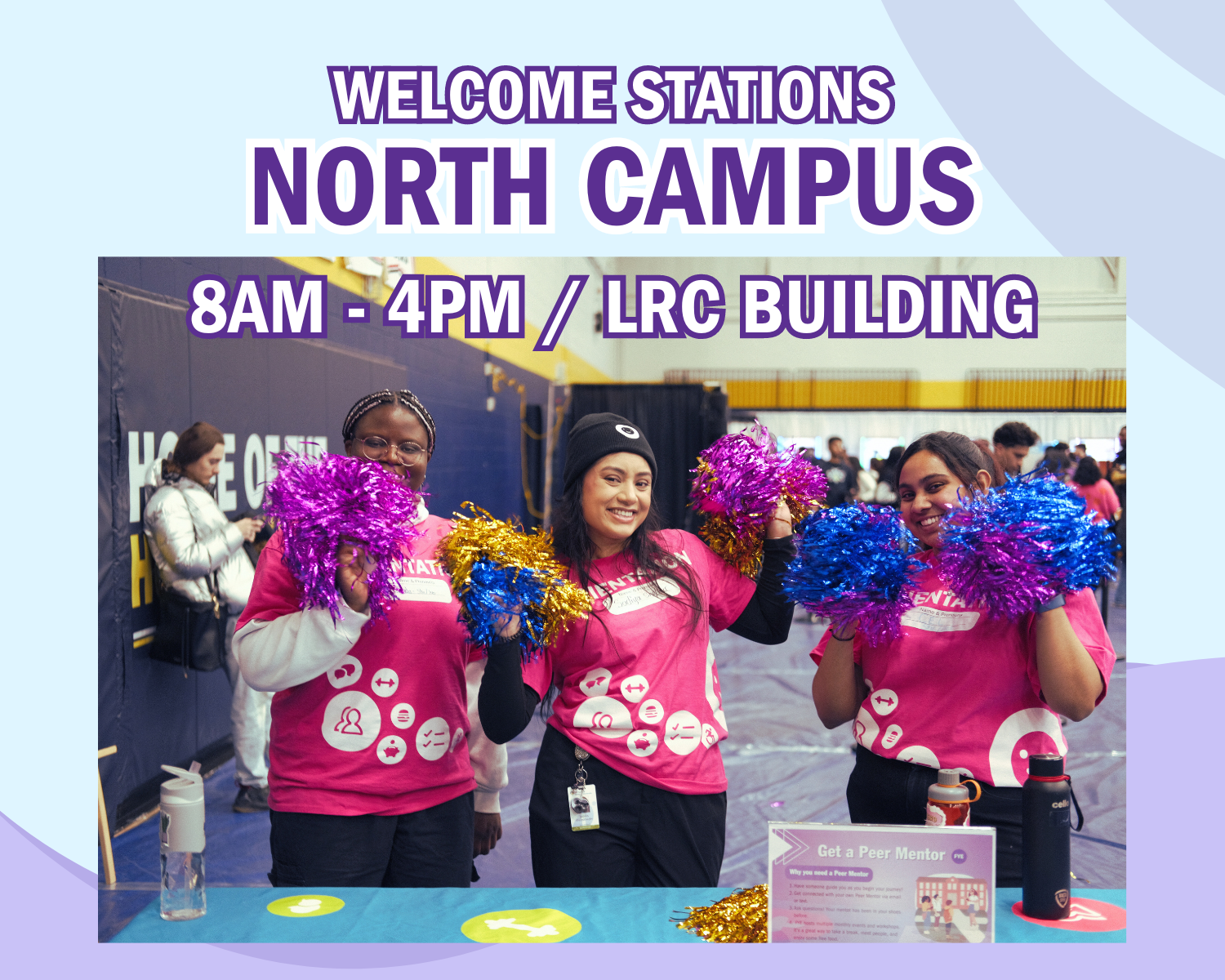 Welcome Stations at North Campus (8am - 4pm) | Orientation