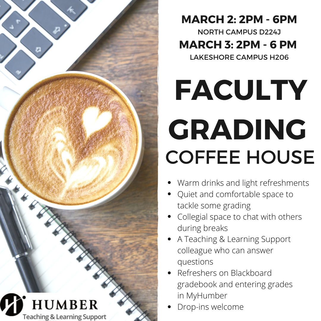 Faculty Grading Coffee House | Humber Communiqué
