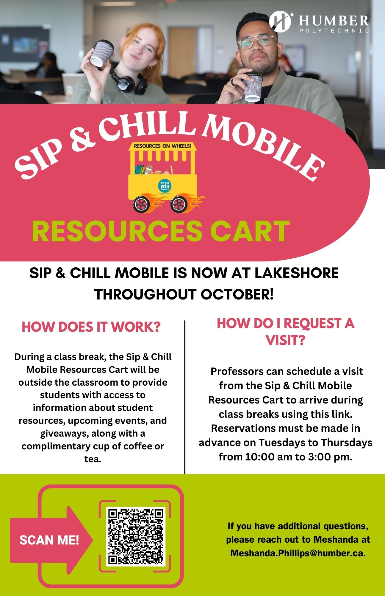 Sip & Chill Mobile Now at Lakeshore Campus | Humber Communiqué