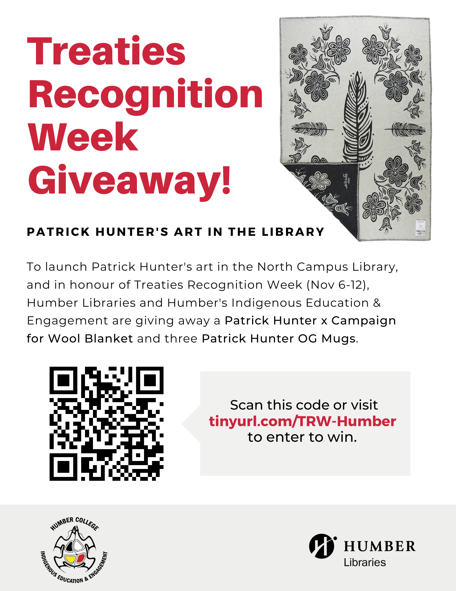 Patrick Hunter’s Art in the Library Giveaway | Humber Communiqué