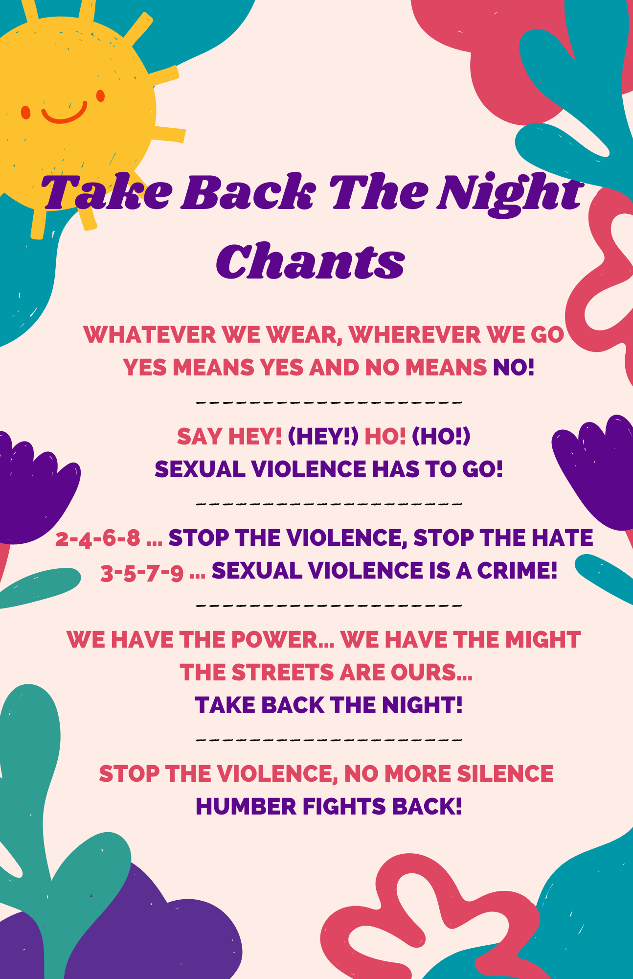 Take Back the Night (TBTN) | Sexual Assault & Sexual Violence Support