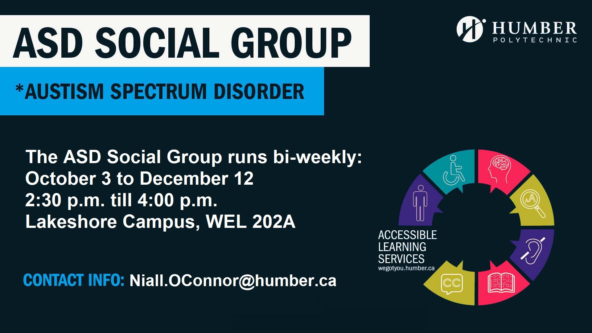 ASD Social Group | Student Wellness & Accessibility Centre