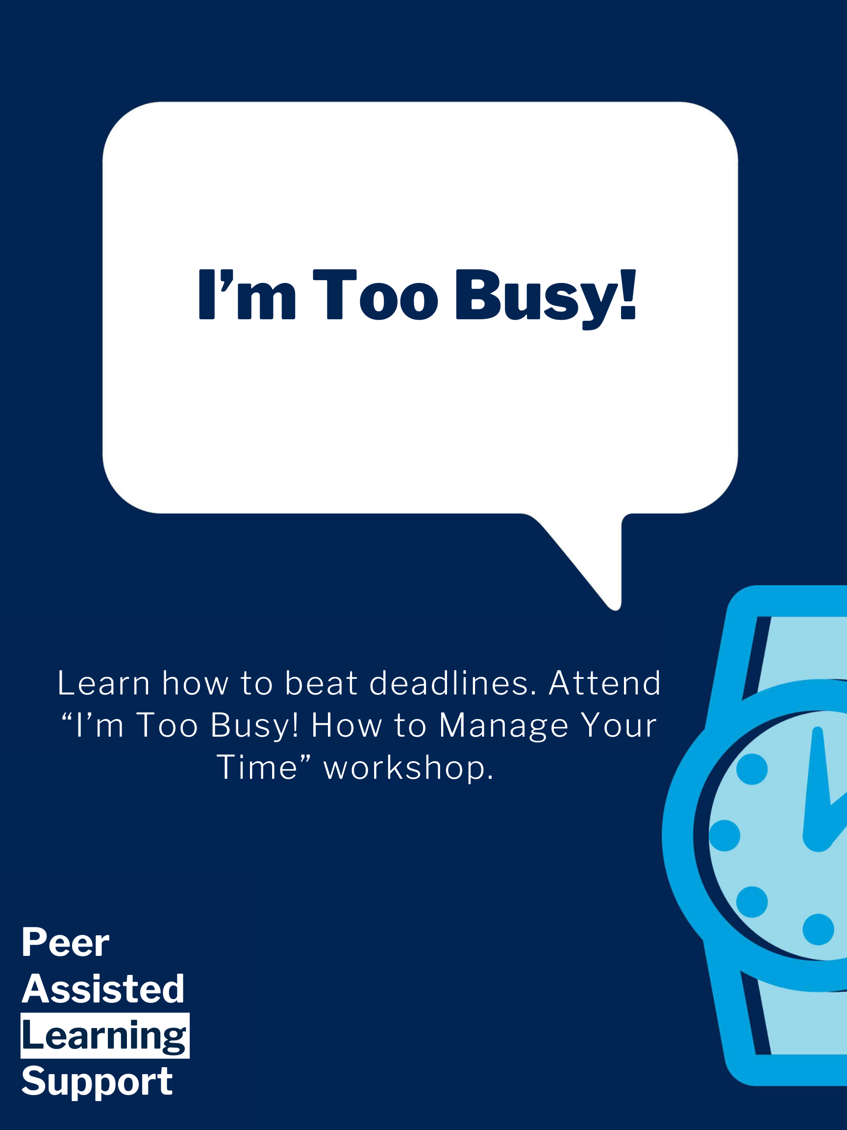 I’m Too Busy! How to Manage Your Time | Humber Today
