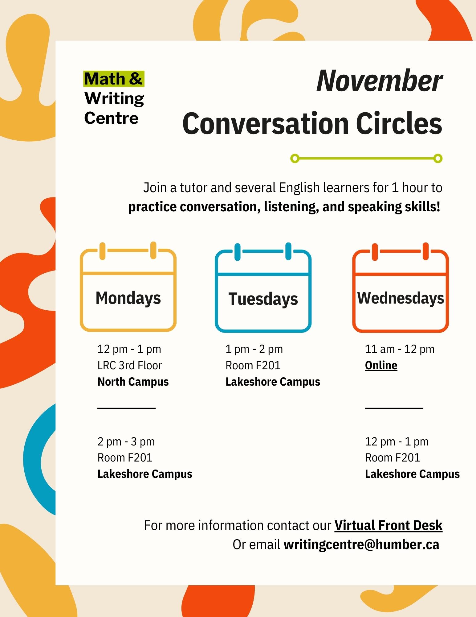 Conversation Circles | Humber Today